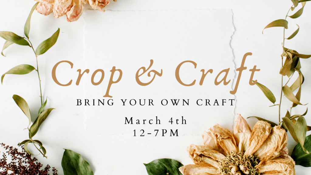 Crop and Craft | Cornerstone Community Church