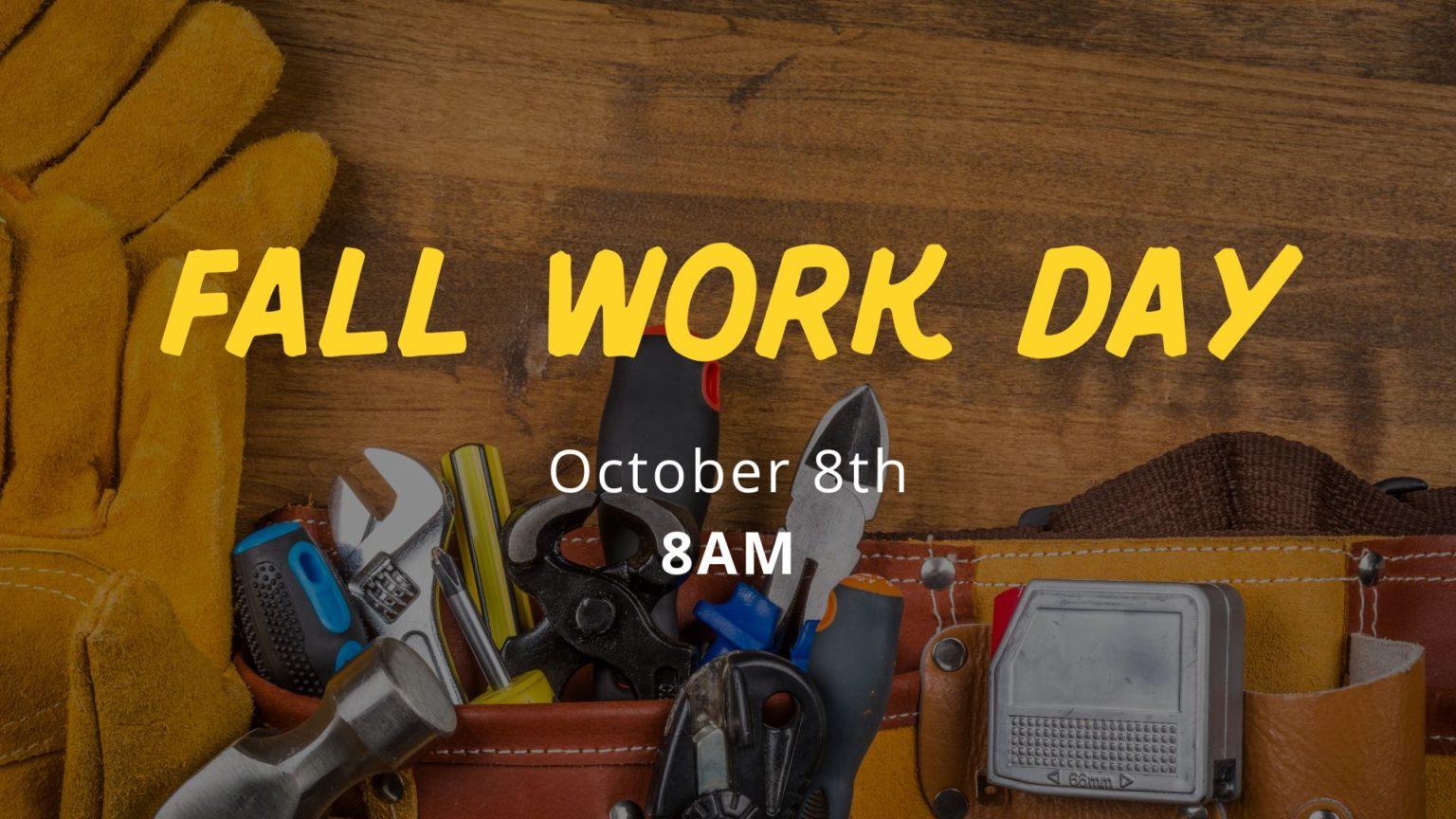 Fall Work Day | Cornerstone Community Church